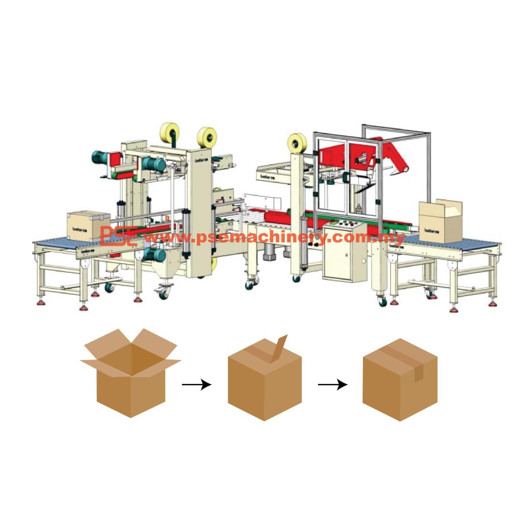 Semi Auto Carton Sealer Machine - PSE Machinery