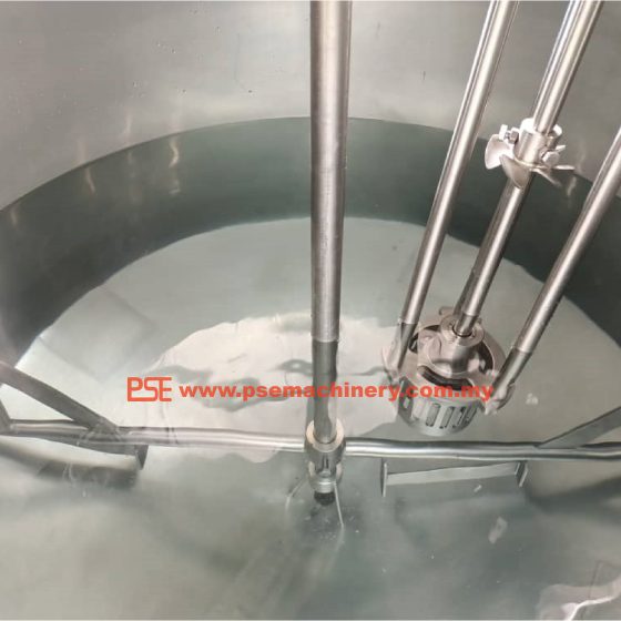 1000L Single Layer Homogenizer mixing tank - PSE Machinery