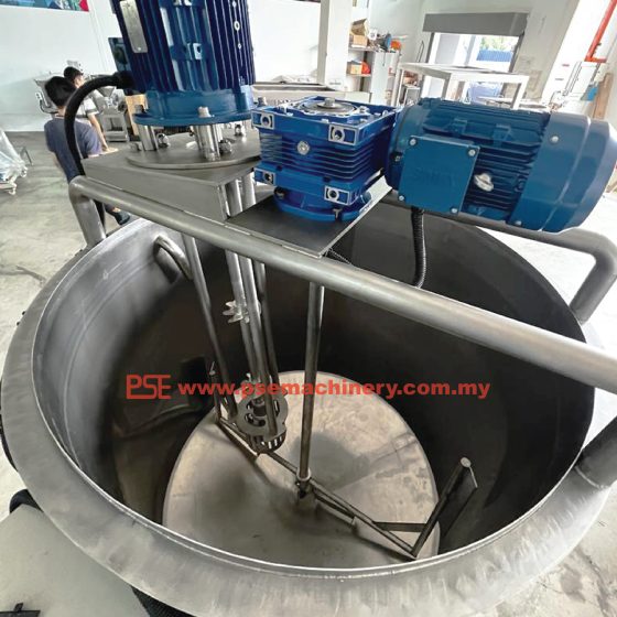 1000L Single Layer Homogenizer mixing tank - PSE Machinery