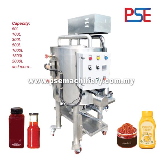 150L Double Jacketed Mixing Tank With Filling - PSE Machinery