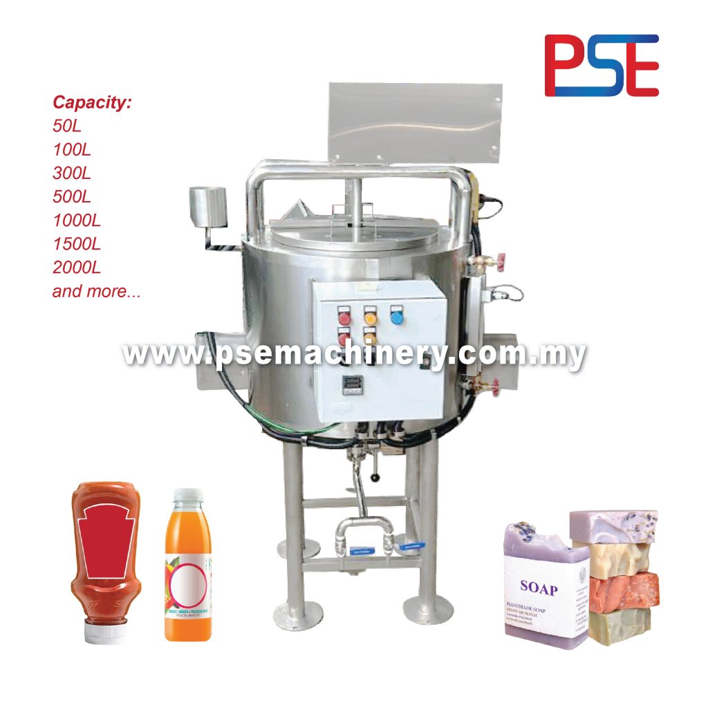 Double Jacketed Heating Mixing Tank 1000L - PSE Machinery