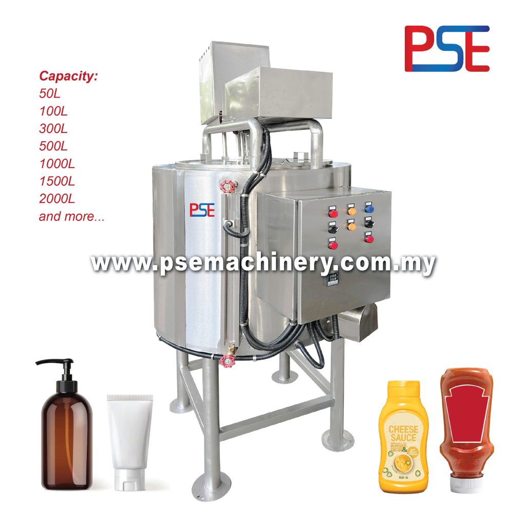 Double Jacketed Heating Mixing Tank 1000L - PSE Machinery
