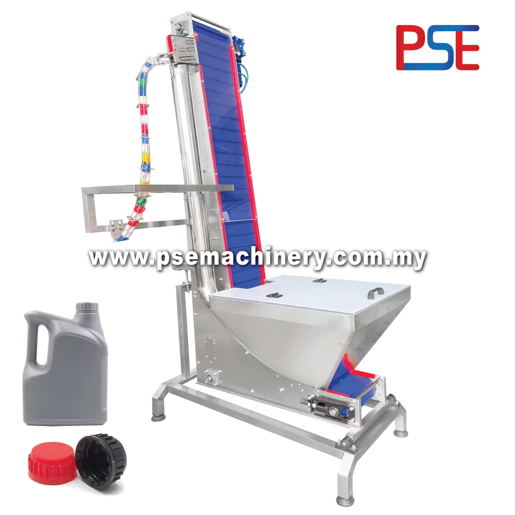 Automatic Bottle Cap Elevator Automatic Cap Loader Machine - PSE Machinery